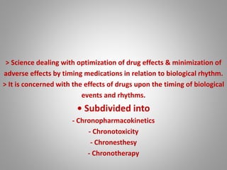 Chronopharmacology | PPTX
