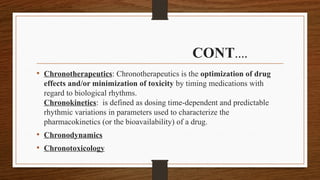 Chronopharmacology: Aligning Drug Therapy with the Body's Clock.pptx