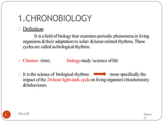 Chronopharmacology- Biological and Circadian rhythms.pptx
