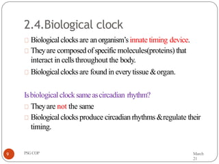 Chronopharmacology- Biological and Circadian rhythms.pptx