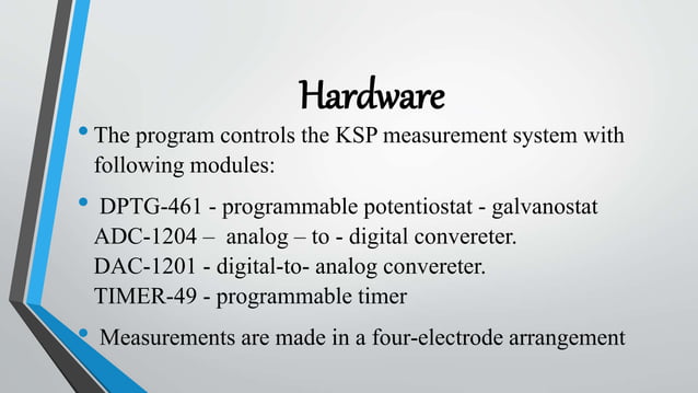 Chronopotentiometry Pptx