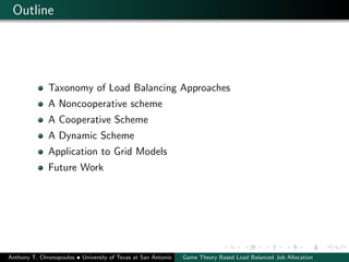 Game Theoretic Load Balancing | PPT