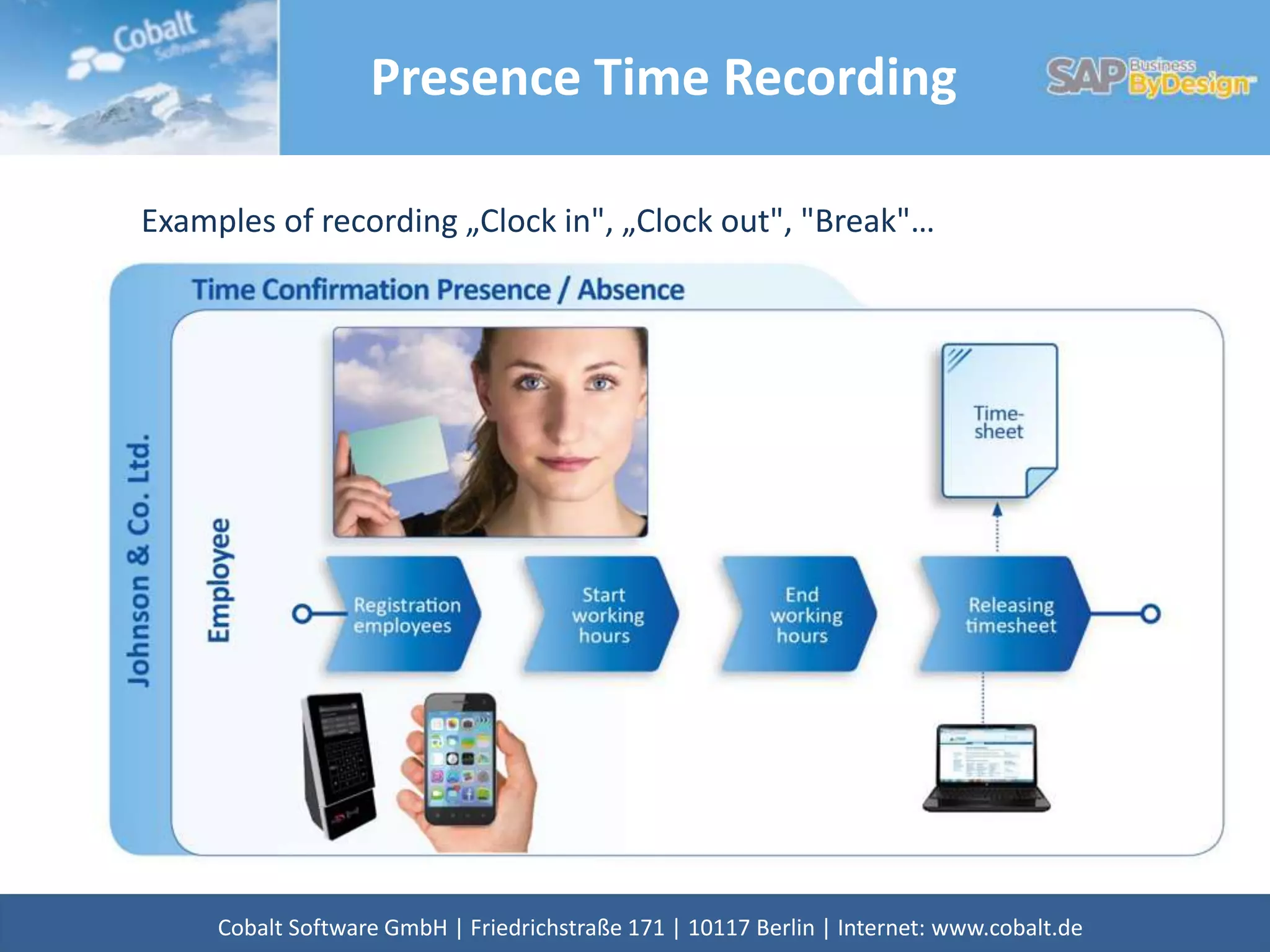 Chronos Time Recording with SAP Business ByDesign | PPT