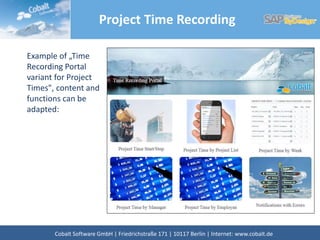 Chronos Time Recording with SAP Business ByDesign | PPT