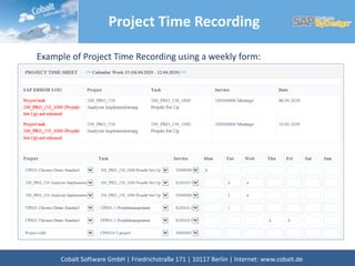 Chronos Time Recording with SAP Business ByDesign | PPT