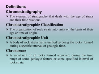 Chronostratigraphic units Geology By Misson Choudhury | PPT