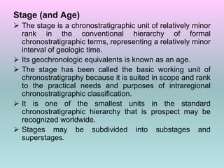 Chronostratigraphic units Geology By Misson Choudhury | PPT