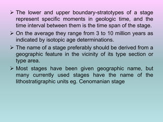 Chronostratigraphic units Geology By Misson Choudhury | PPT