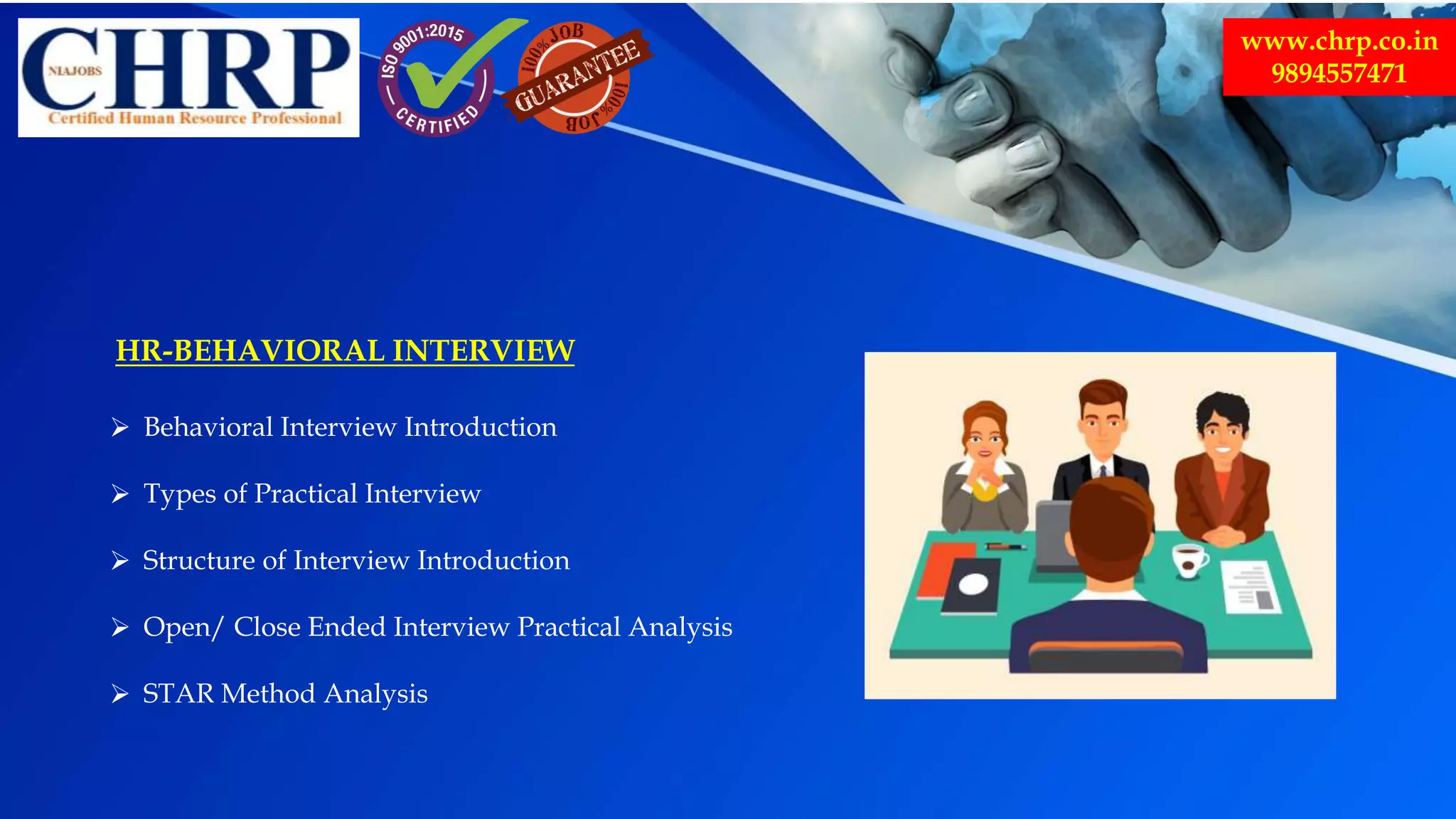 Chrp - Certified Human Resource Professional | PPTX