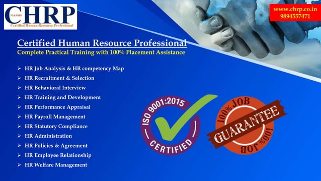Chrp - Certified Human Resource Professional | PPT