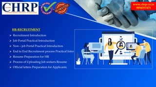 Chrp - Certified Human Resource Professional | PPTX
