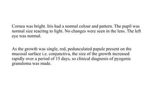 Chronic Pyogenic Granuloma | PPTX