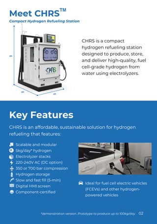 Compact Hydrogen Refueling Station(CHRS) | PDF