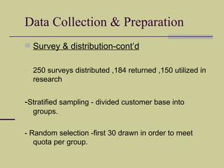 Chrs & Kevin Cust Satisfaction Final Copy | PPT