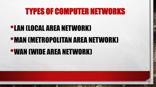 COMPUTER NETWORK | PPTX