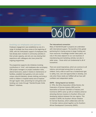 Chrysler Social Responsibility Policy Brochure | PDF | Automotive ...