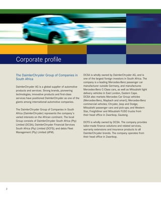 Chrysler Social Responsibility Policy Brochure | PDF