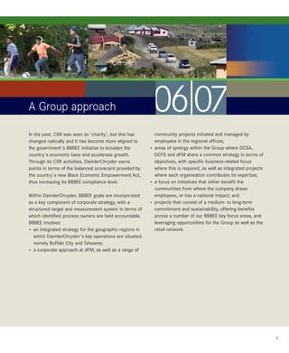 Chrysler Social Responsibility Policy Brochure | PDF