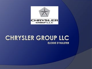 Chrysler group llc_&_daimler_ag | PPT