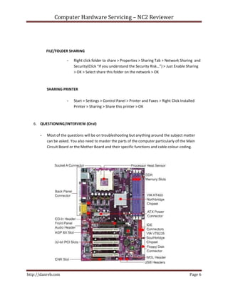 Chs nc2 reviewer - with oral questioning | DOCX