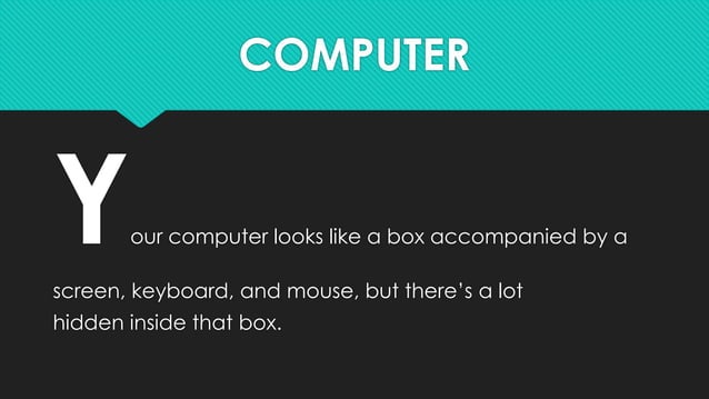 Computer hardware servicing 102 chapter3 PC Overview | PPT