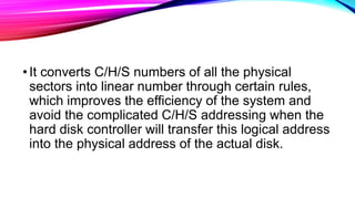 CHA & LBA Addressing | PPTX