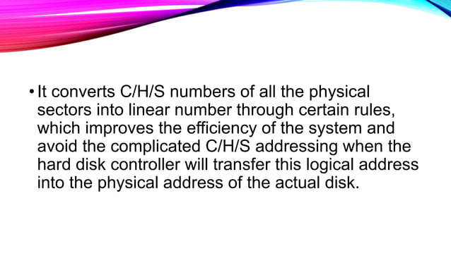 CHA & LBA Addressing | PPTX | Data Storage and Warehousing | Computing