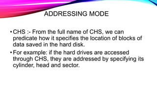 CHA & LBA Addressing | PPTX