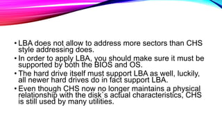 CHA & LBA Addressing | PPTX