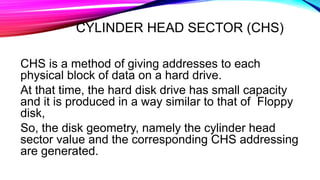 CHA & LBA Addressing | PPTX