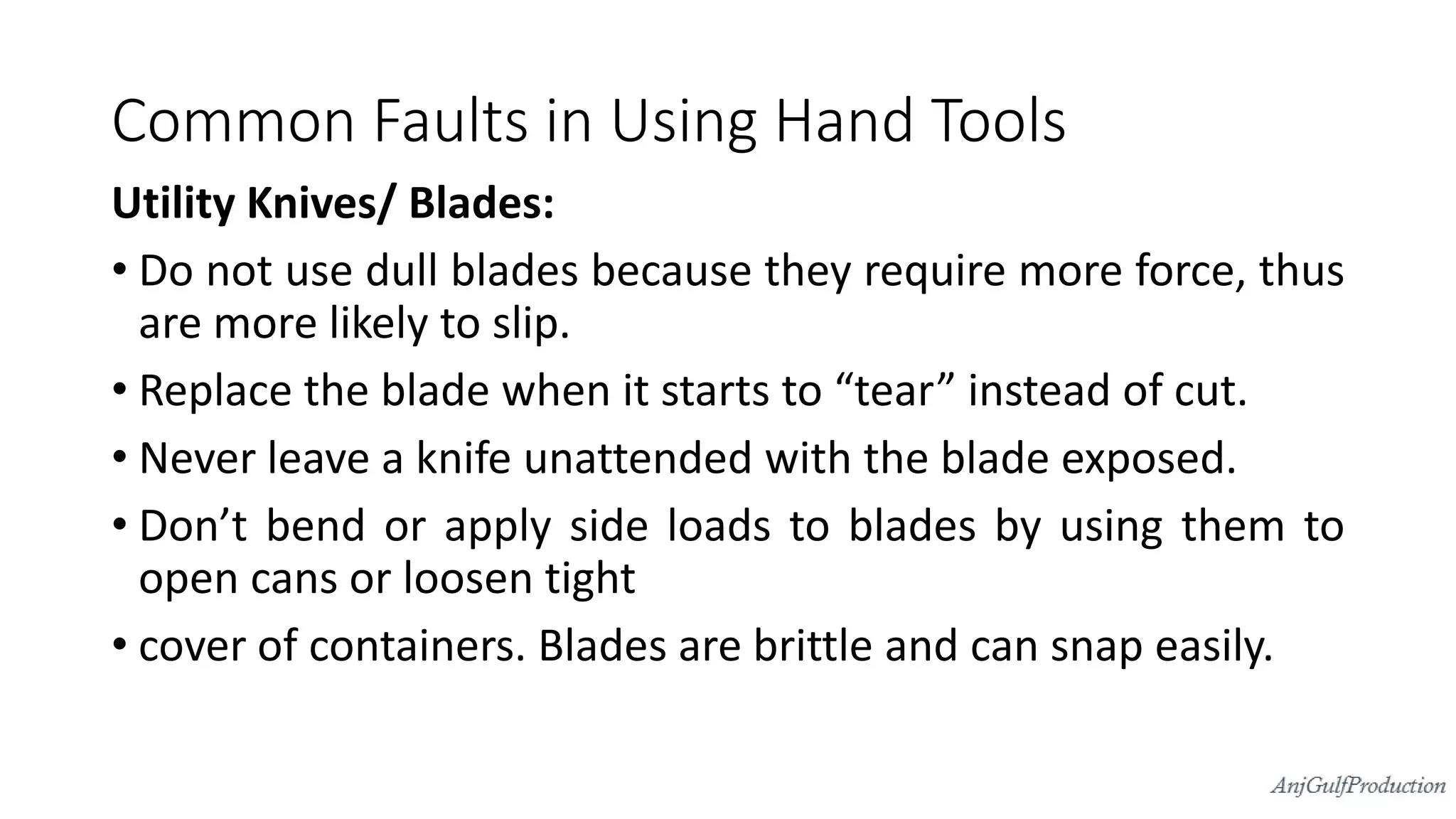 Chs basic tools and equipment | PPTX