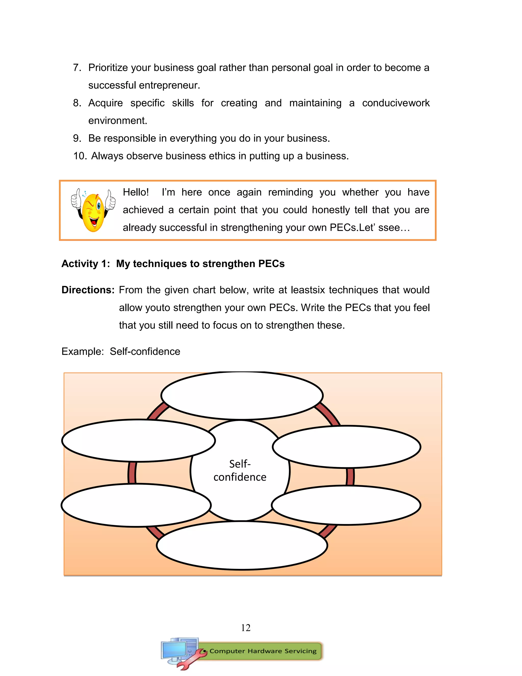 K-12 Grade 9 - Computer Hardware Servicing ICT Learning Material | PDF | Operating Systems ...