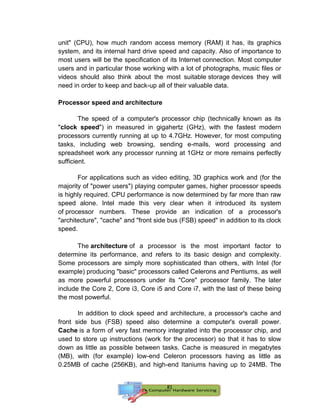 K-12 Grade 9 - Computer Hardware Servicing ICT Learning Material | PDF