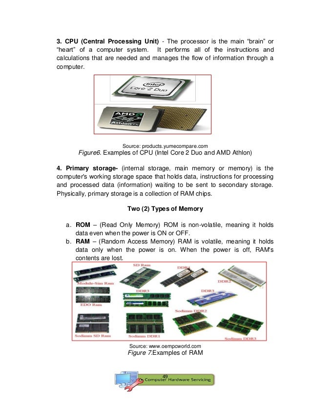 K-12 Grade 9 - Computer Hardware Servicing ICT Learning Material