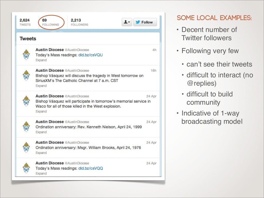Some local Examples: • Following