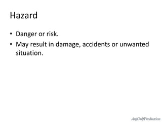 Chs safety and hazard | PPTX