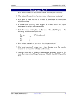 Chssc Assignments | PPT