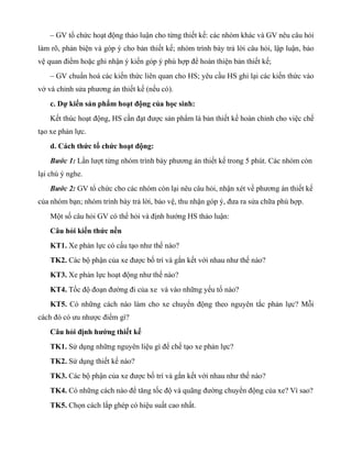 CHỦ ĐỀ STEM VẬT LÝ 10. MÁY BẮN ĐÁ - HỆ THỐNG TƯỚI CÂY - MÁY QUAY LI TÂM ĐƠN GIẢN - XE ĐUA BẰNG ...