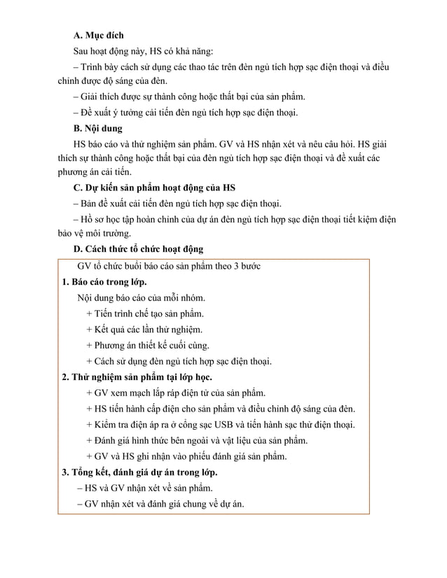 CHỦ ĐỀ STEM VẬT LÝ 11. CHẾ TẠO MÔ HÌNH QUẠT GIÓ VỚI ĐỘNG CƠ ĐƠN GIẢN - ĐÈN NGỦ TIẾT KIỆM ĐIỆN ...