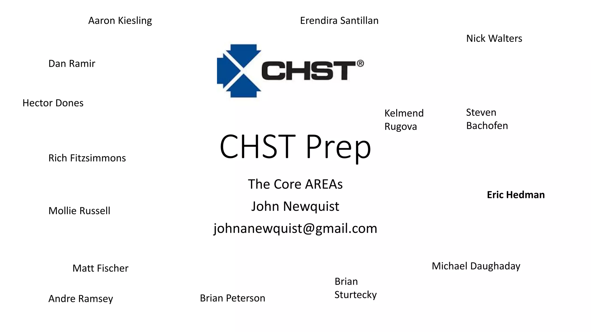 Chst prep core 2018 | PPTX