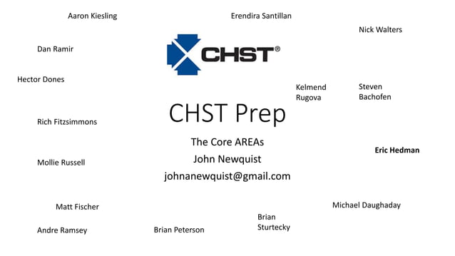 Chst prep core 2018 | PPTX