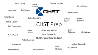 Chst prep core 2019 | PPT
