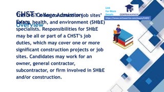 Construction Health and Safety Technician® (CHST®) By CertsWarrior.pptx ...