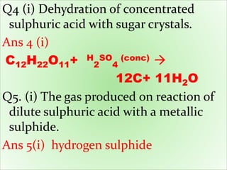 Ch sulphuric acid | PPTX