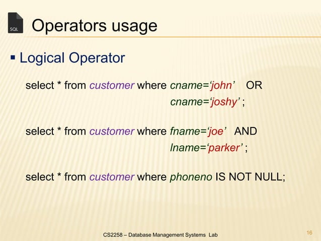 SQL Functions and Operators | PDF | Programming Languages | Computing