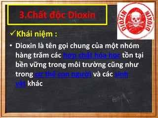Chất độc Dioxin | PPTX