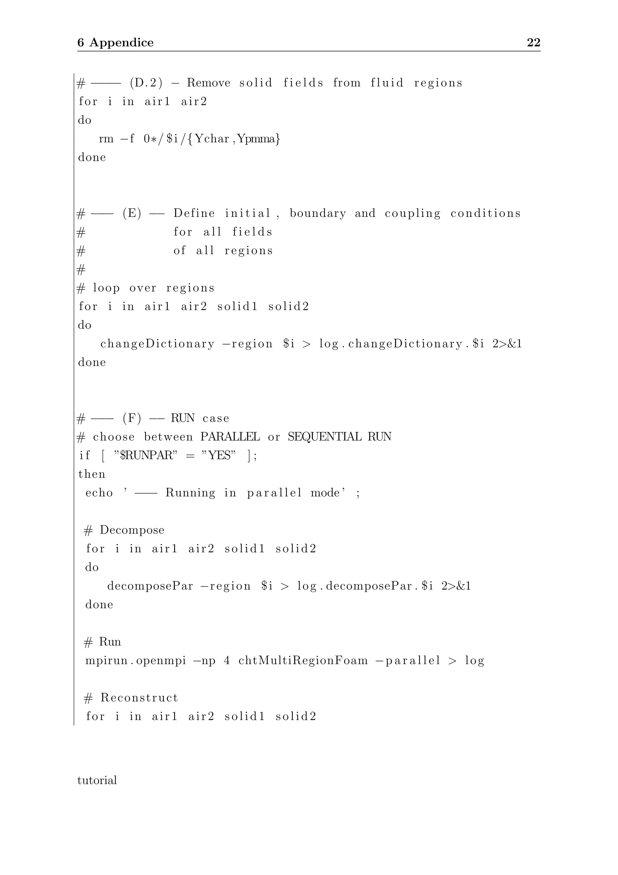 Tutorial To Set Up A Case For Chtmultiregionfoam In Openfoam 200
