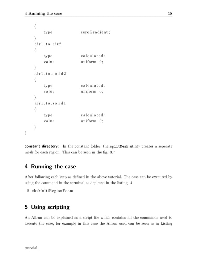 Tutorial to set up a case for chtMultiRegionFoam in OpenFOAM 2.0.0 | PDF | 3-D Graphics ...