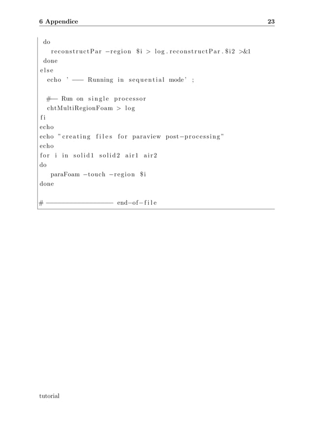 Tutorial to set up a case for chtMultiRegionFoam in OpenFOAM 2.0.0 | PDF | 3-D Graphics ...
