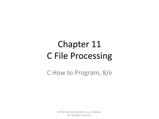 Chapter 11 Powerpoint Slides - Files | PPT